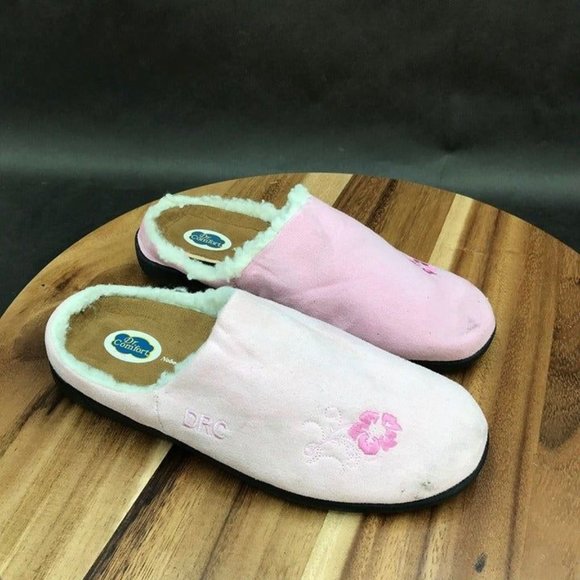 Dr. Comfort | Shoes | Dr Comfort Pink Slip On Clogs Slippers Shoes ...